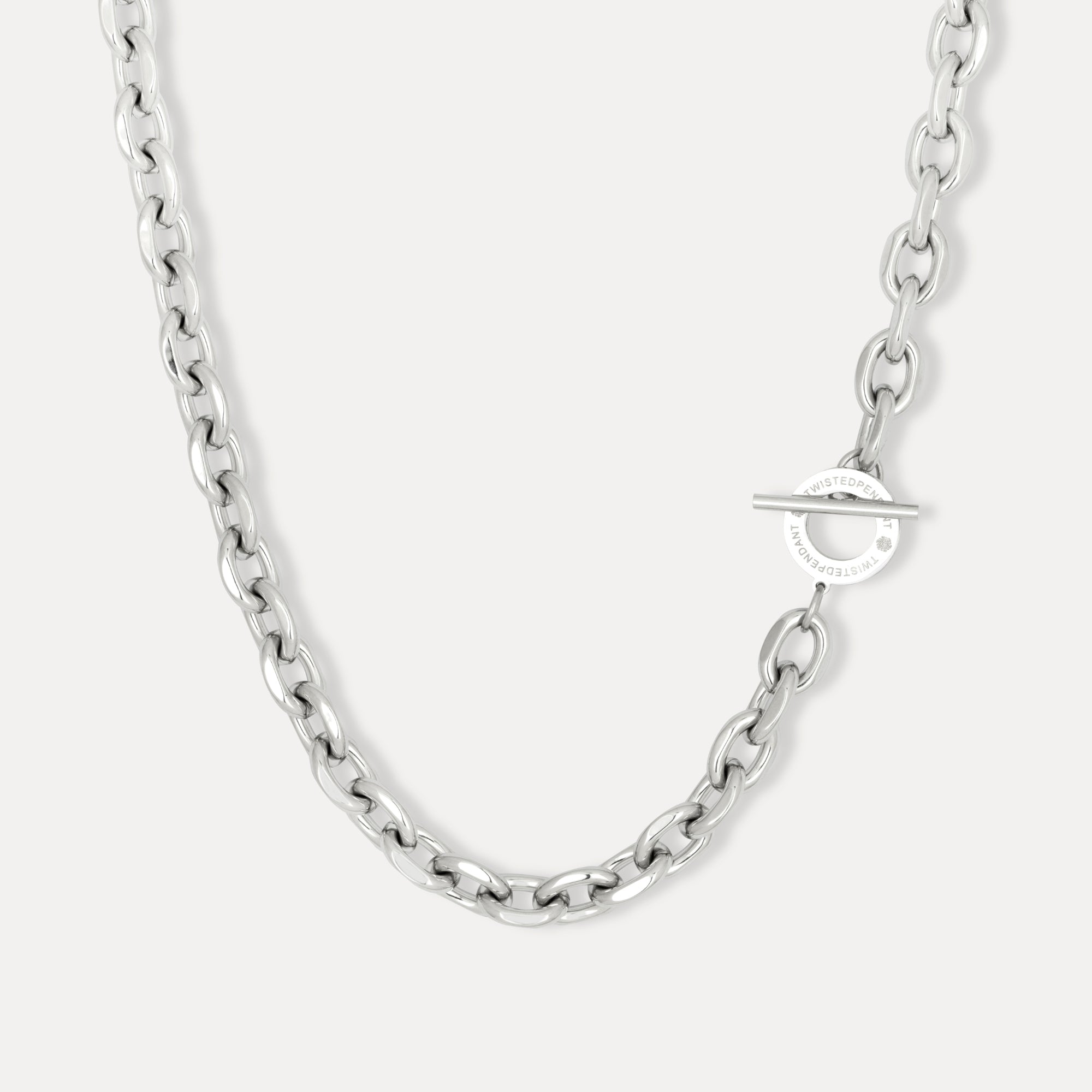 Striker Chain - Mens Silver Chunky Choker Chain UK By Twistedpendant